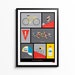 Monuments Cycling Prints, Set of 5 Cycling Posters, Milan-san Remo ...