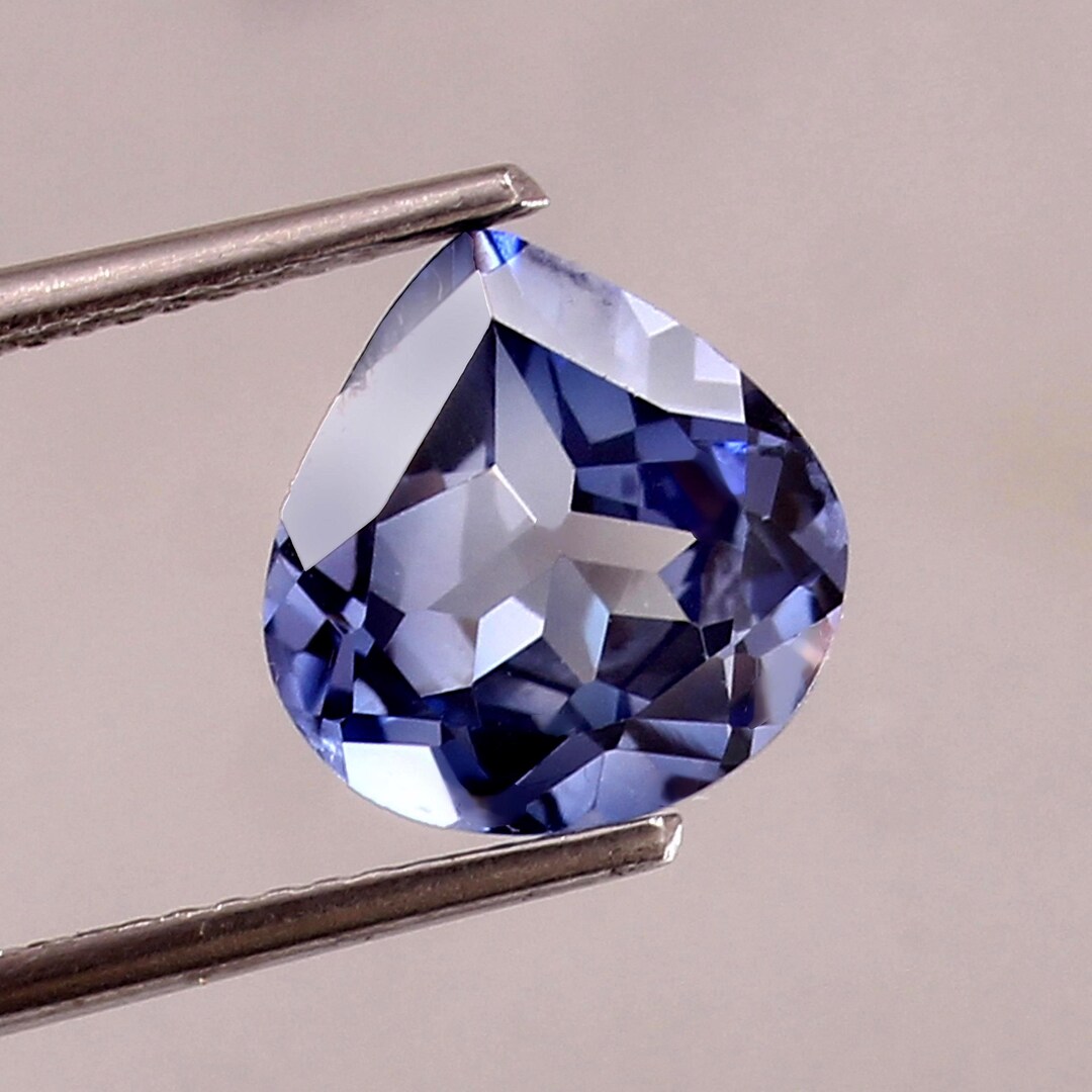 Ceylon Blue Sapphire Gemstone, Heart Cut, 8x8 MM Loose Sapphire - Etsy