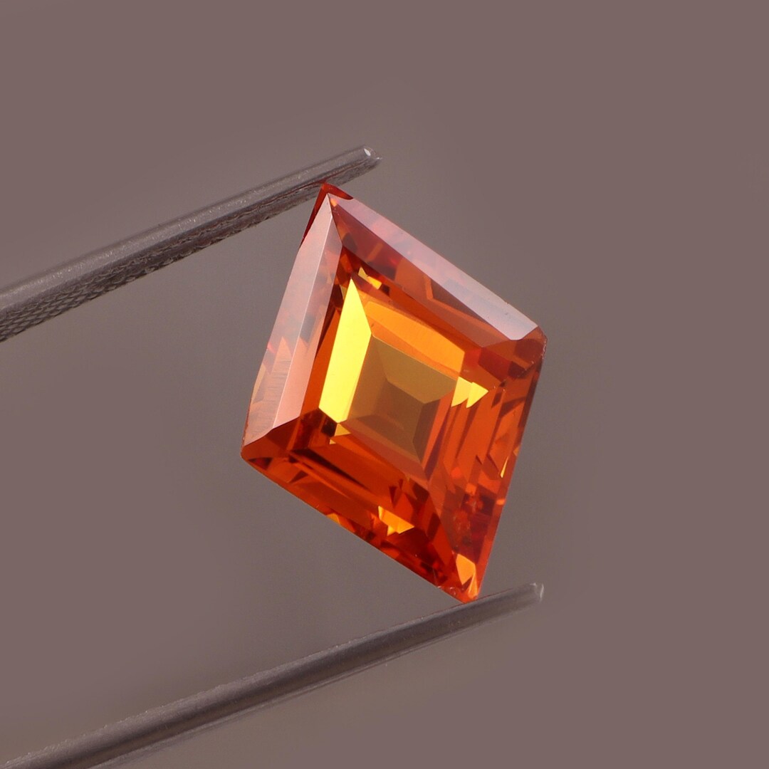 Flawless Ceylon Fanta Orange Sapphire – Rare Vivid Orange Gemstone in ...