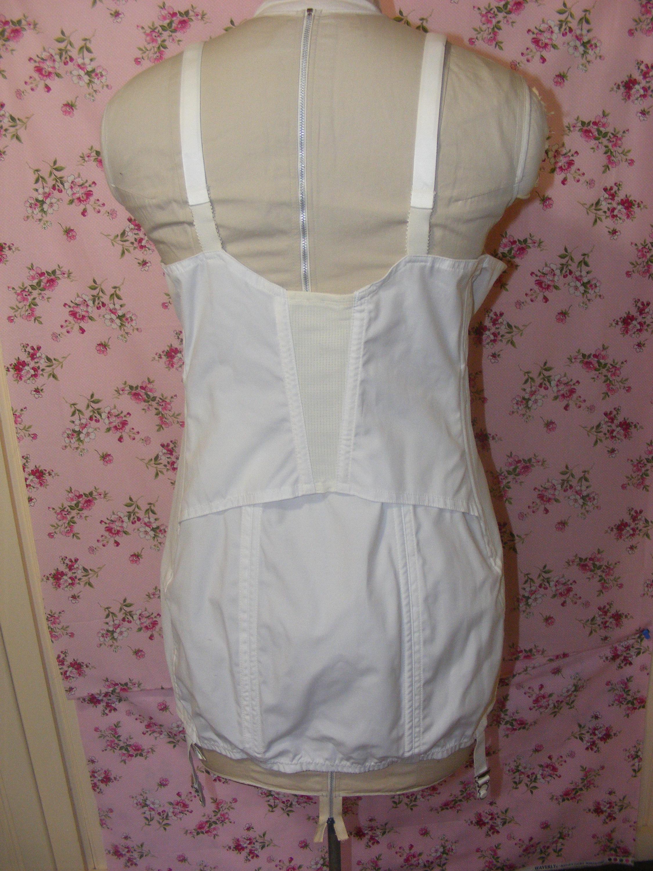 1980 Full Body Corset 46C Deadstock Sample #2675 Sears Lumbar Support ...