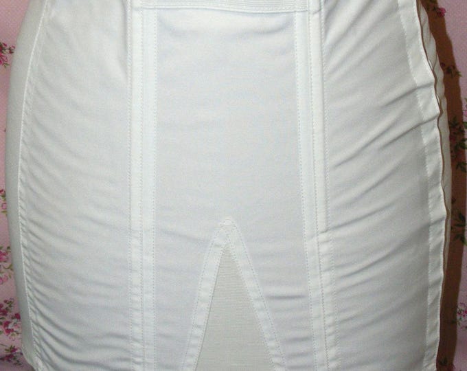 80s Corset Girdle Sz 30: Vintage Lumbar Support With Garters - Etsy