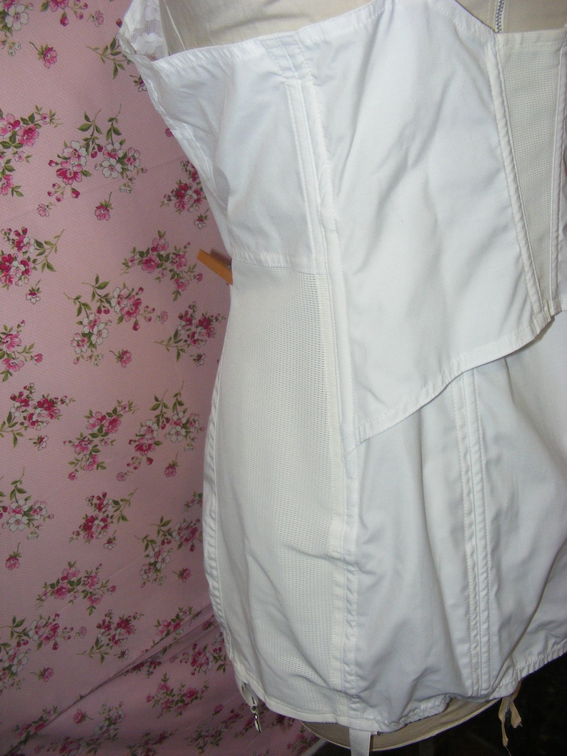 1980 Full Body Corset 46C Deadstock Sample #2675 Sears Lumbar Support ...