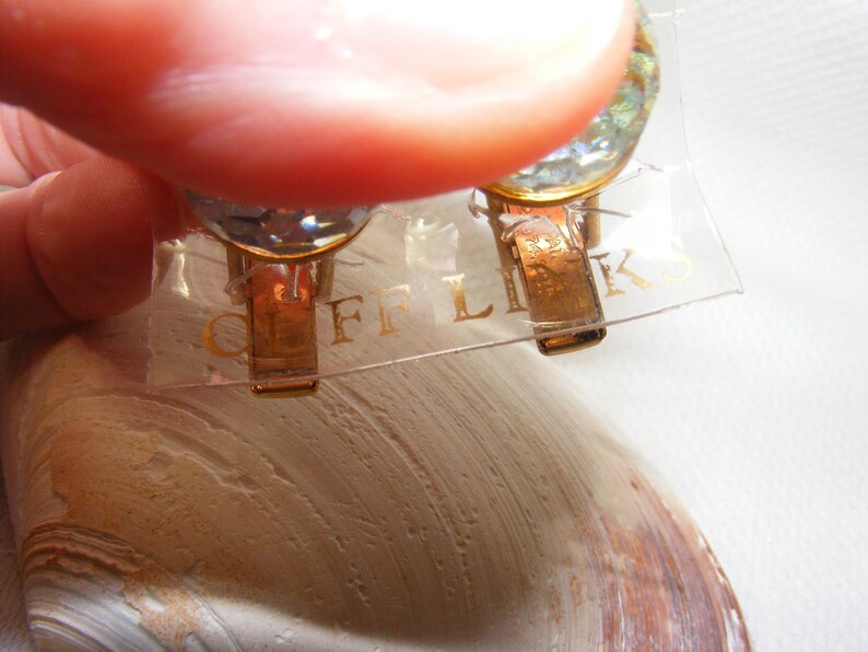 1970s Coro Cufflinks Faceted Crystal Balls Deadstock Vintage - Etsy