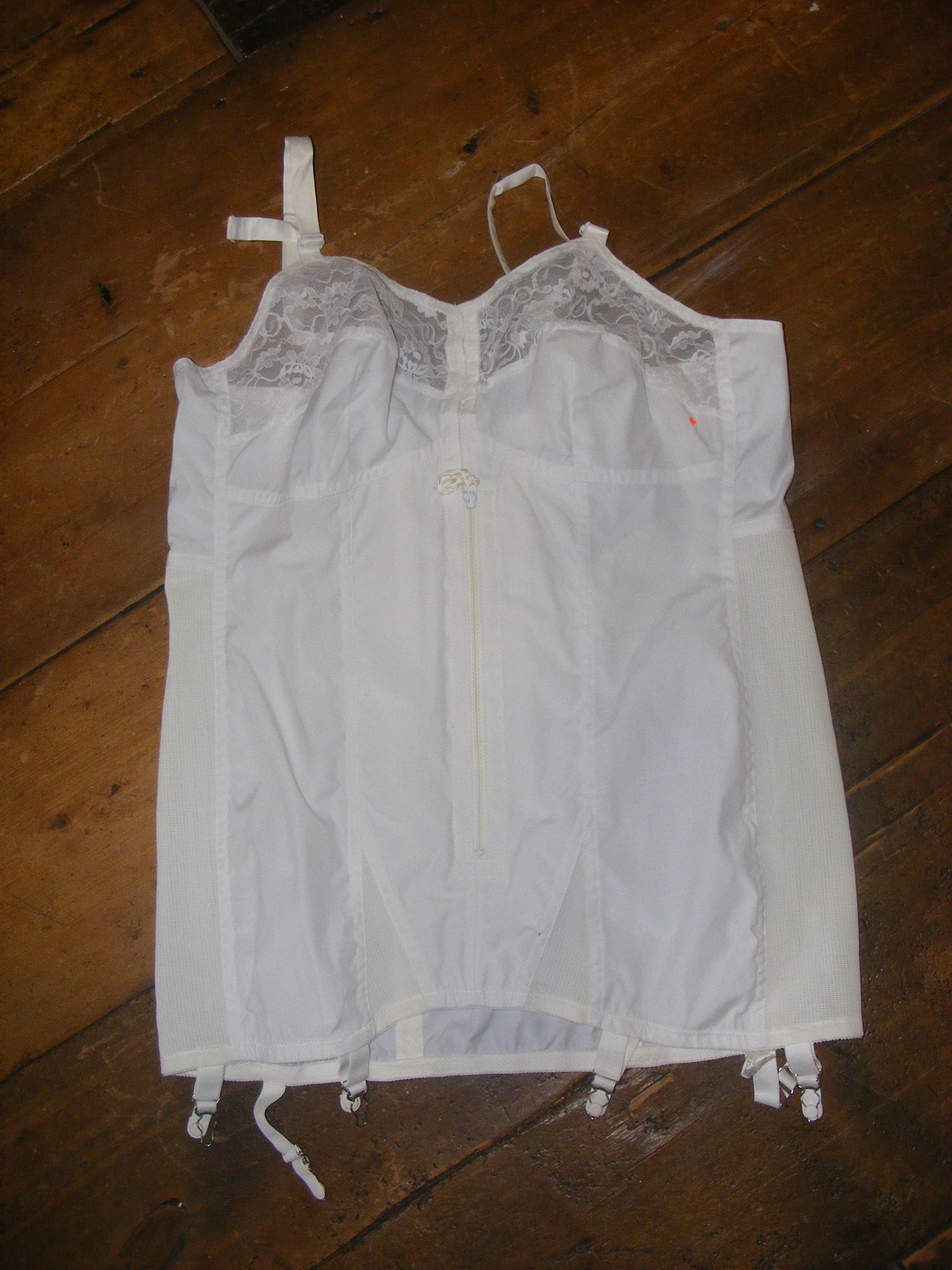 1980 Full Body Corset 46C Deadstock Sample #2675 Sears Lumbar Support ...