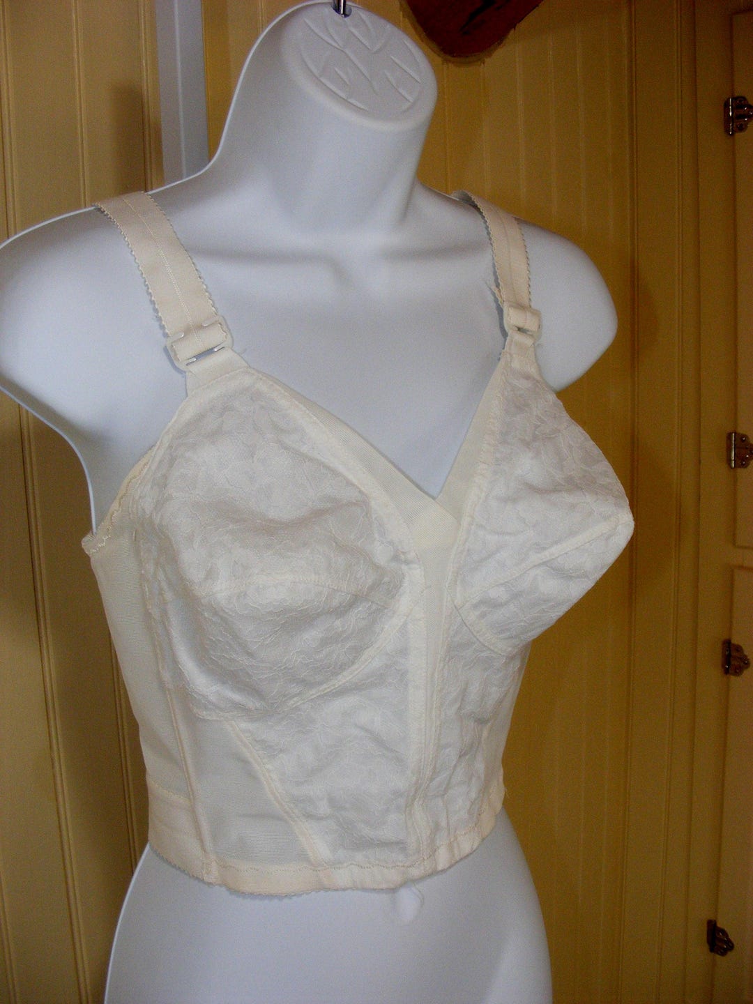1960s Playtex Longline Bra, 36C - Deadstock Lacey Cup Bra - Etsy