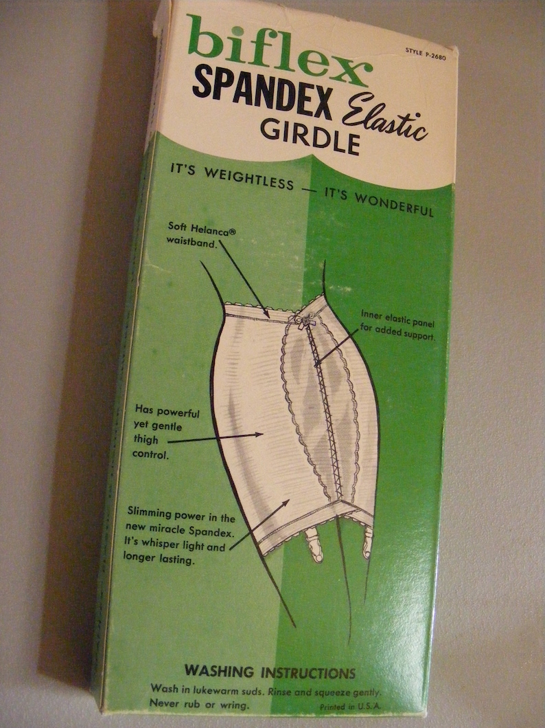 1960s Girdle Biflex #2680 M 27-28"deadstock in Box OBG Corset Lingerie ...
