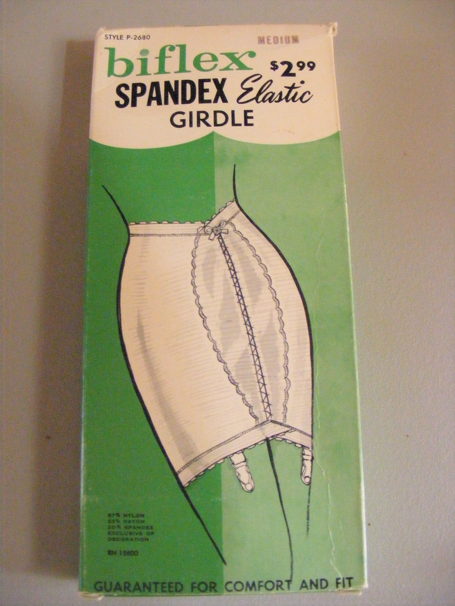 1960s Girdle Biflex #2680 M 27-28"deadstock in Box OBG Corset Lingerie ...