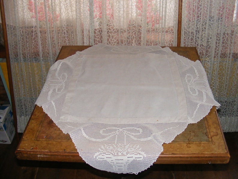 Victorian Table Cloth Table Scarf Parlour Tablecloth Linen - Etsy