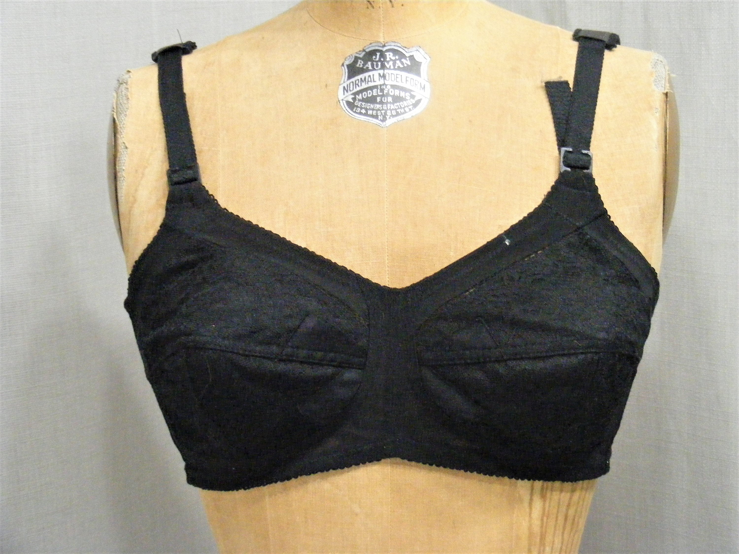 70s Vintage Bra 38B FLEXEES Black Nylon Lace Sheer - Etsy