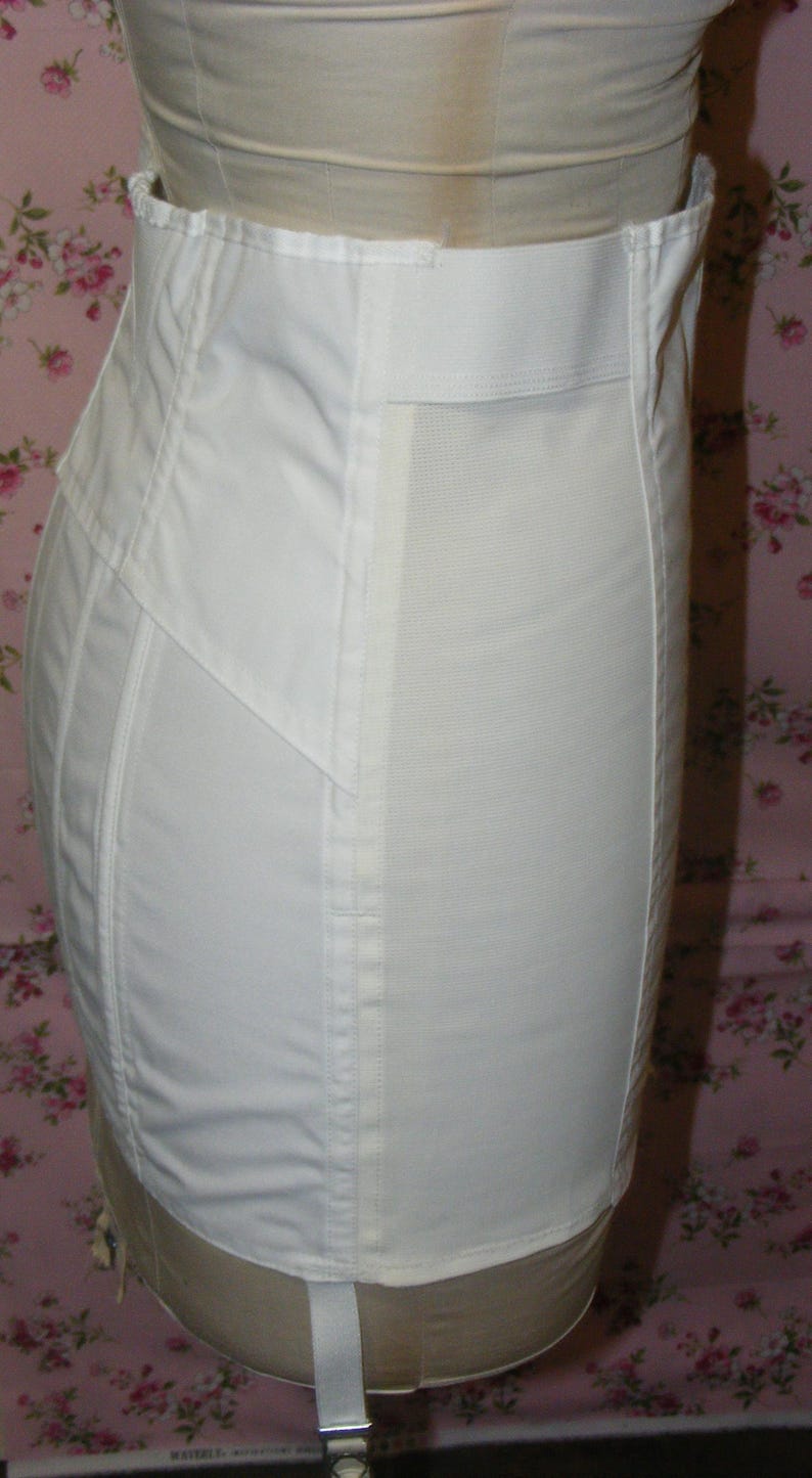 80s Corset Girdle Sz 30: Vintage Lumbar Support With Garters - Etsy UK
