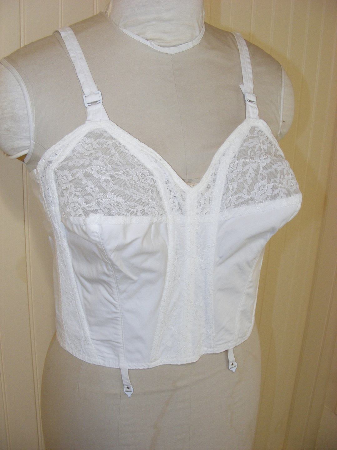50s Long Line Bra El'ee's Foundations Pin up Rockabilly Lingerie ...