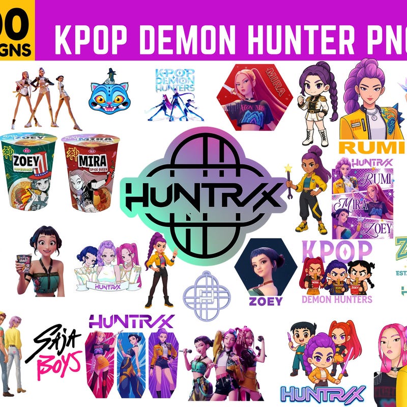 Chibi Demon Hunters Png - Etsy