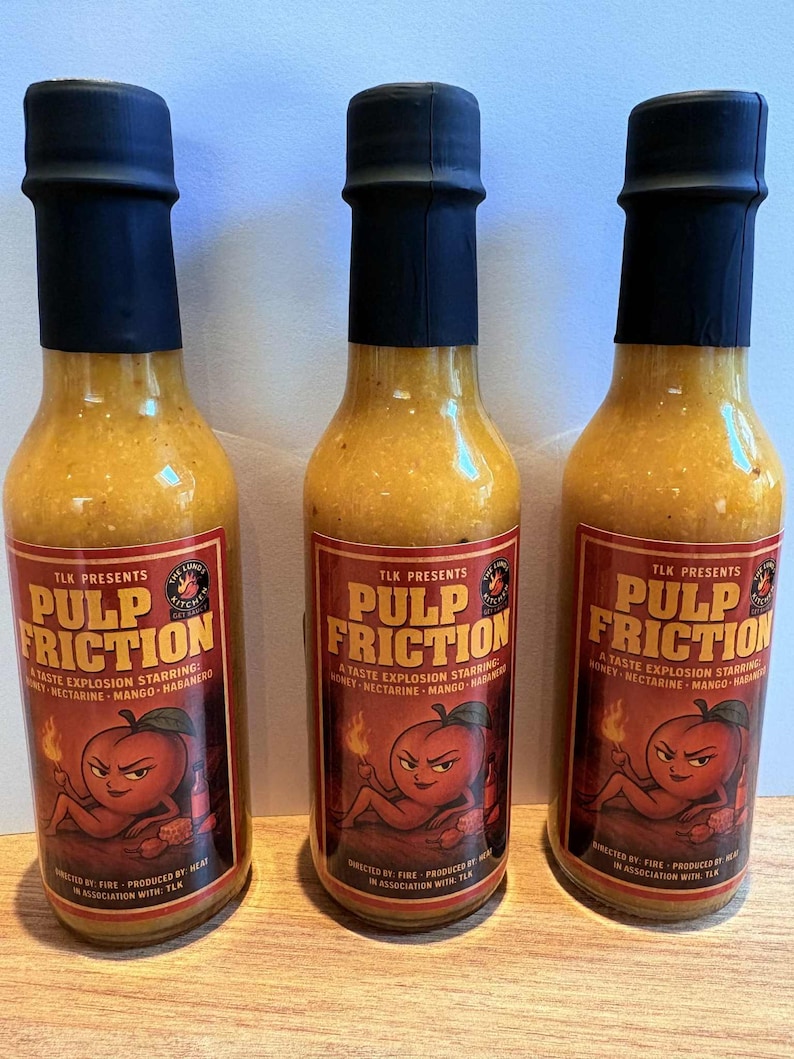 Pulp Friction Habanero Hot Sauce - Etsy UK