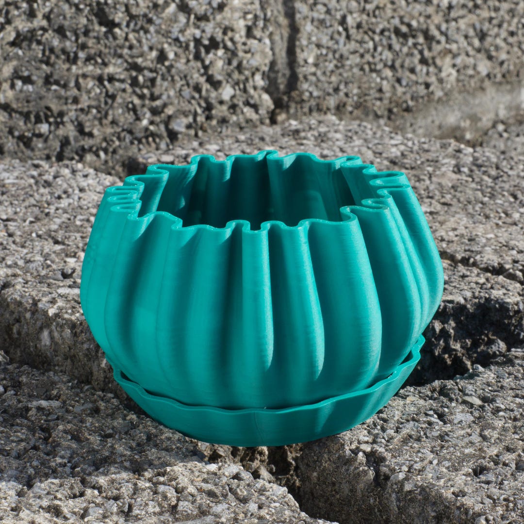 Wavy Planter Pot STL File: 3D Print Home Decor (digital Download) - Etsy