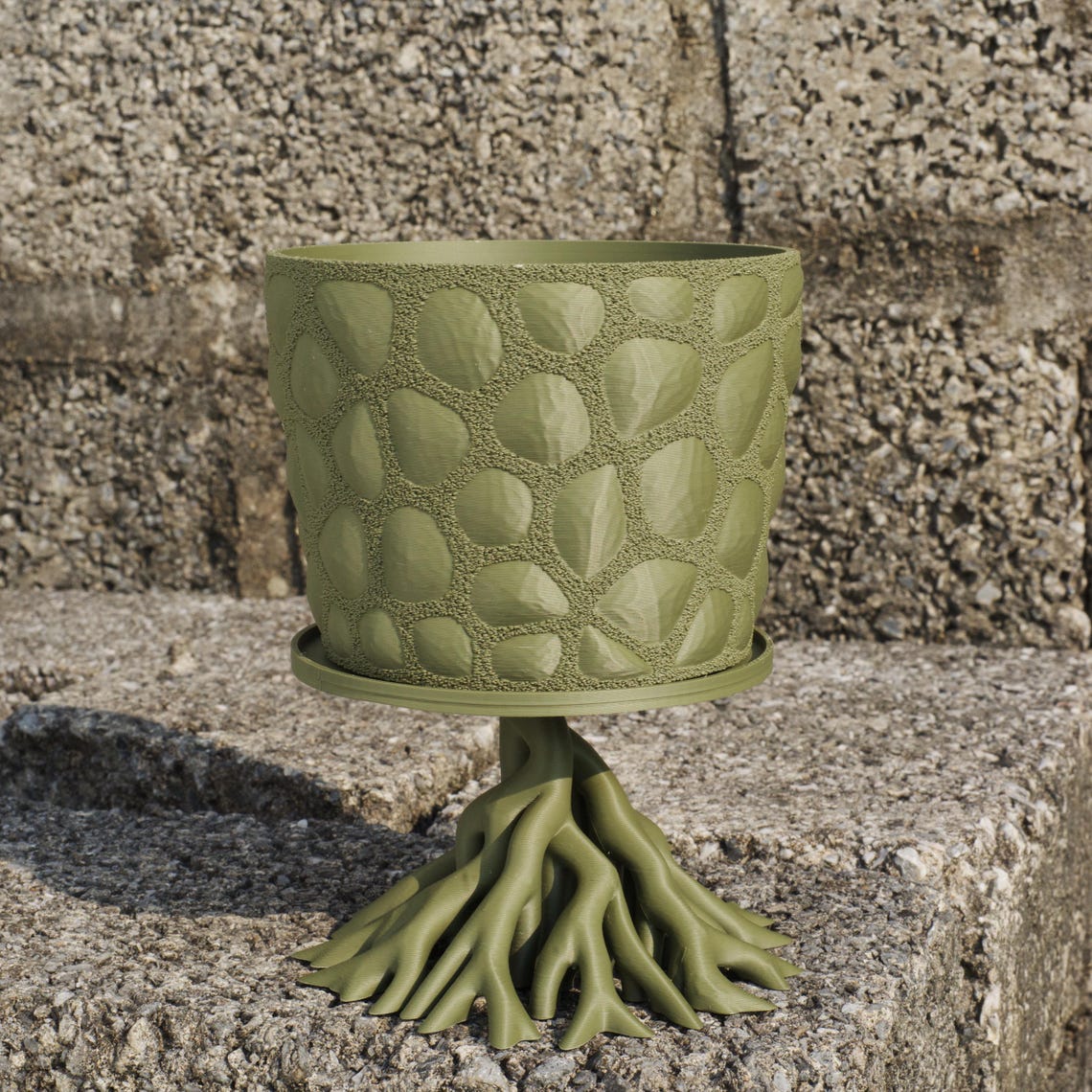 Tree Root Rotating Plant Stand STL + 3MF File | 3D Print for Home Decor ...
