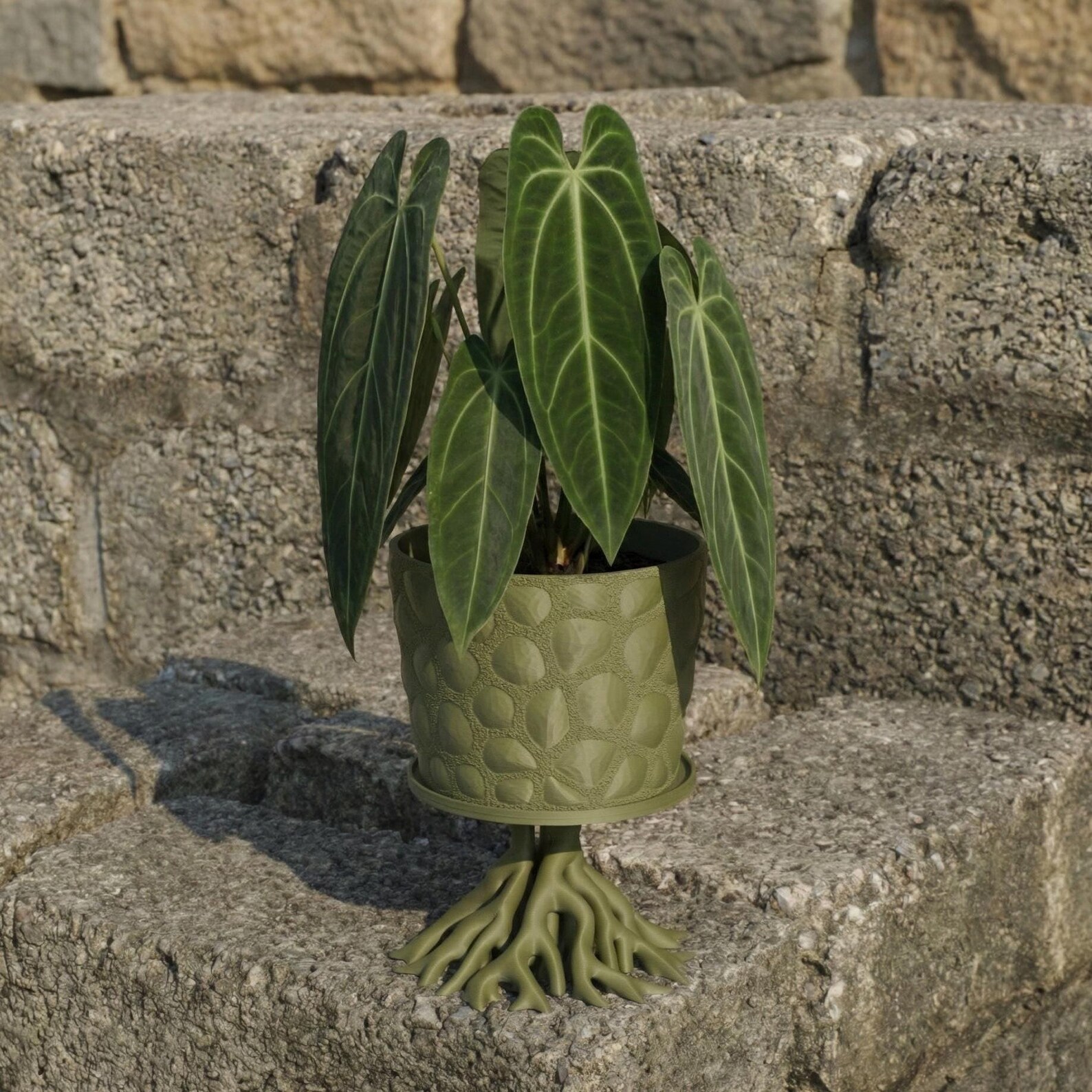 Tree Root Rotating Plant Stand STL + 3MF File | 3D Print for Home Decor ...