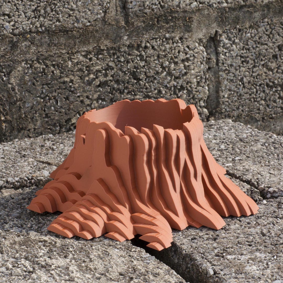 Layer Mountain Planter Pot STL + 3MF File | 3D Print for Home Decor - Etsy