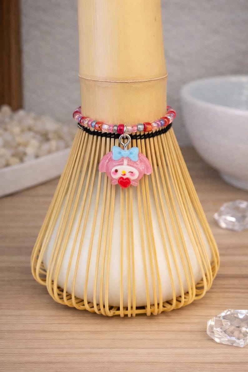 Sanrio Characters Handmade Matcha Whisk Chasen Charms Hello Kitty ...