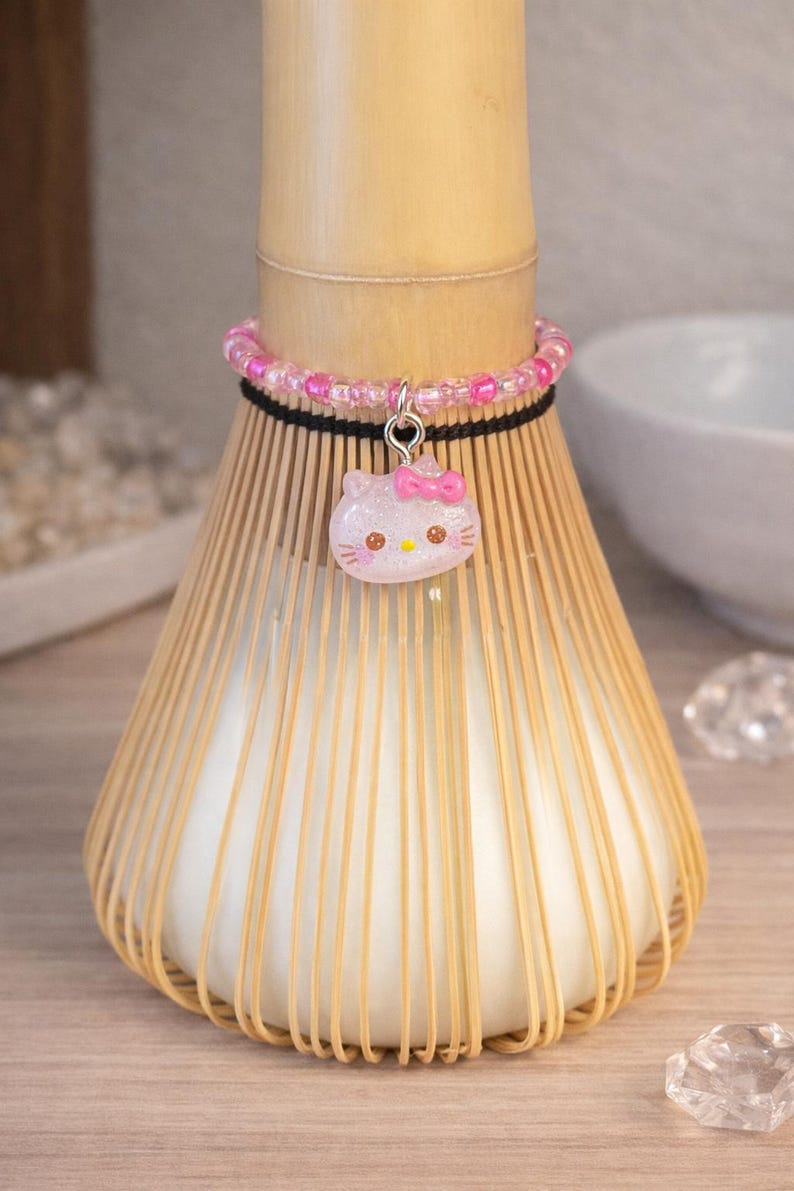 Sanrio Characters Handmade Matcha Whisk Chasen Charms Hello Kitty ...