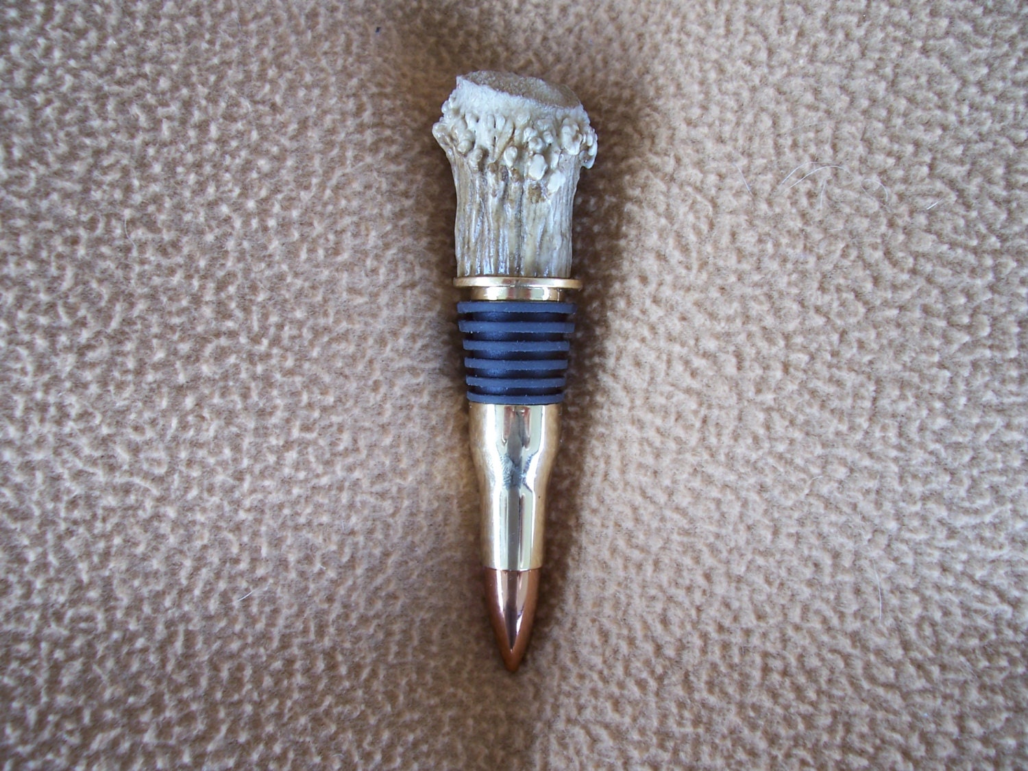 Deer Antler 50 Caliber Bullet Bottle Stopper - Etsy