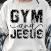 Jesus the Ultimate Deadlifter SVG PNG, Fitness Inspirational Design ...