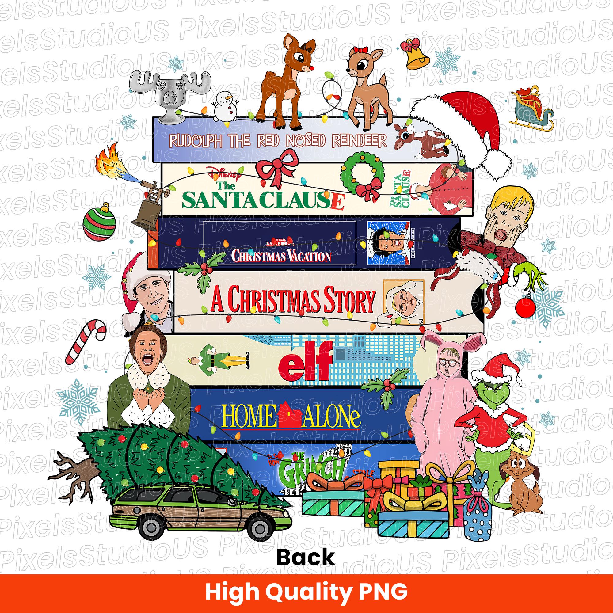 Merry Christmas PNG: Film Collage Tapes VHS 90s Classic Movie Lover ...