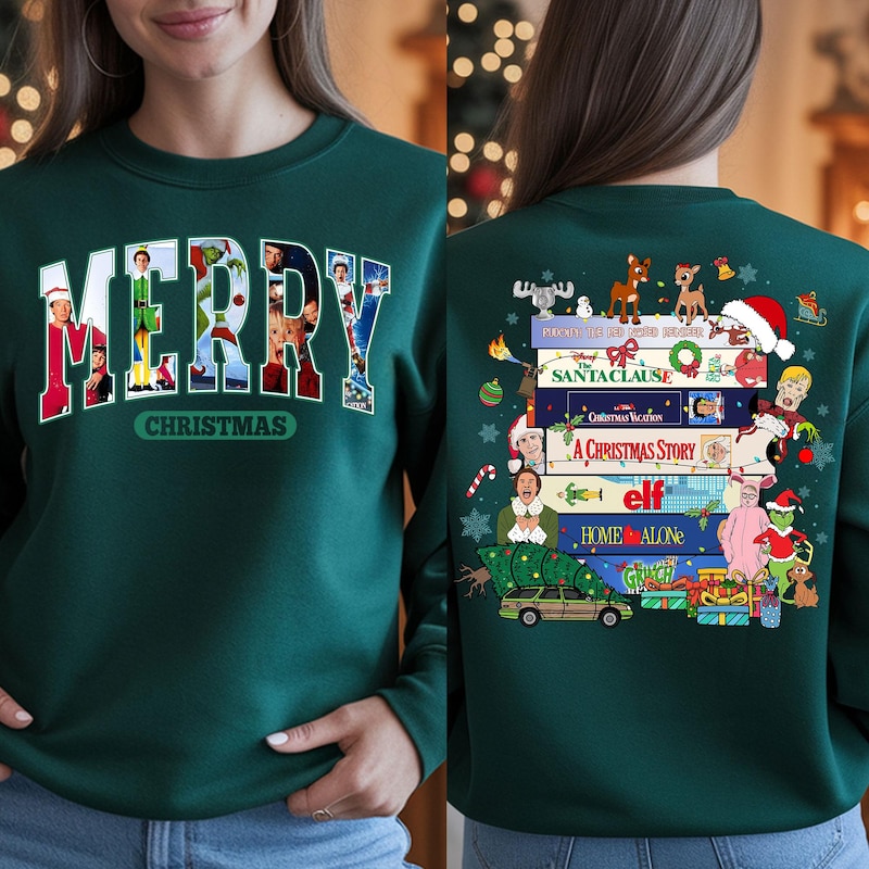 Christmas Movies Stack Png - Etsy