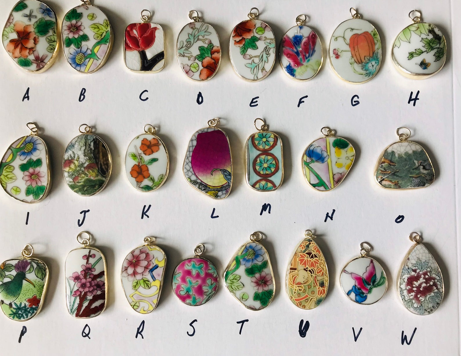 Ming Dynasty Antique POTTERY SHARD Pendant Necklace / One of a - Etsy