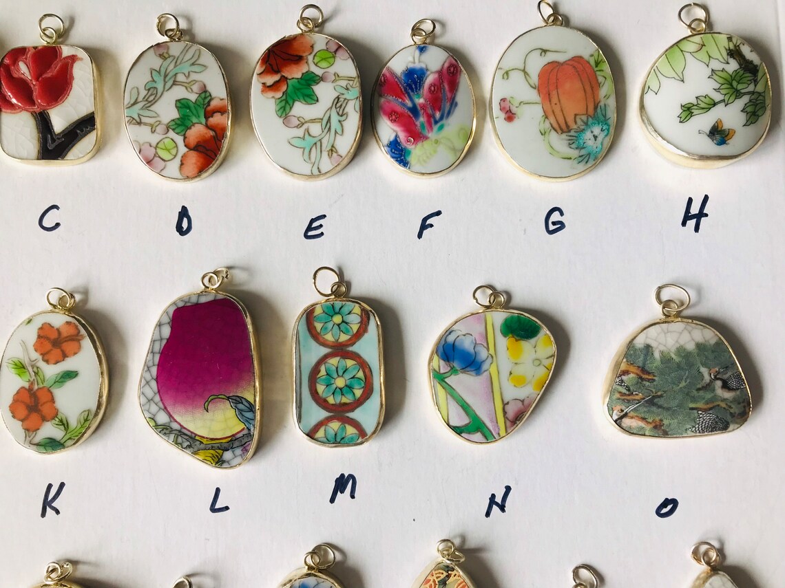 Ming Dynasty Antique POTTERY SHARD Pendant Necklace / One of a - Etsy