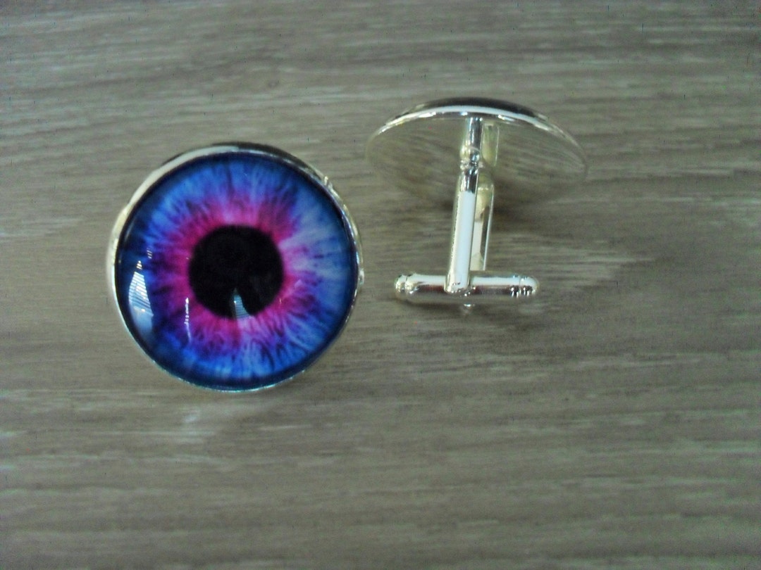 EYEBALL CUFFLINKS / Iris / Human Eye / Eye Jewelry / Eye Cuff Links ...