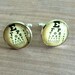 EYE CHART CUFFLINKS / Vision Testing Links / Gift for Ophthalmologist ...