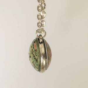 Dual Sided Custom MAP Necklace / Map Pendant / You Pick the Locations ...