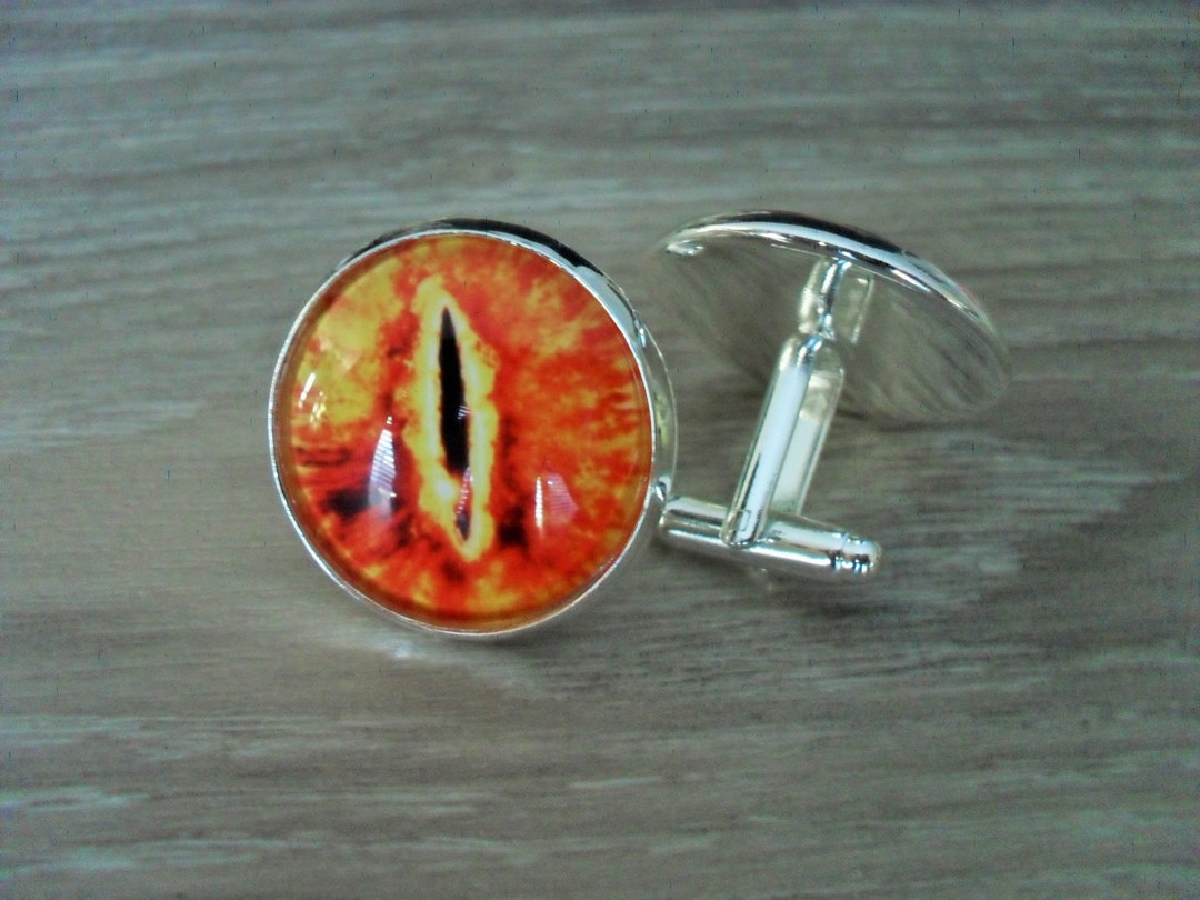 EYE CUFFLINKS / Fireye / Evil Eye / Gift for Him / 2 Sizes / Cuff Links ...