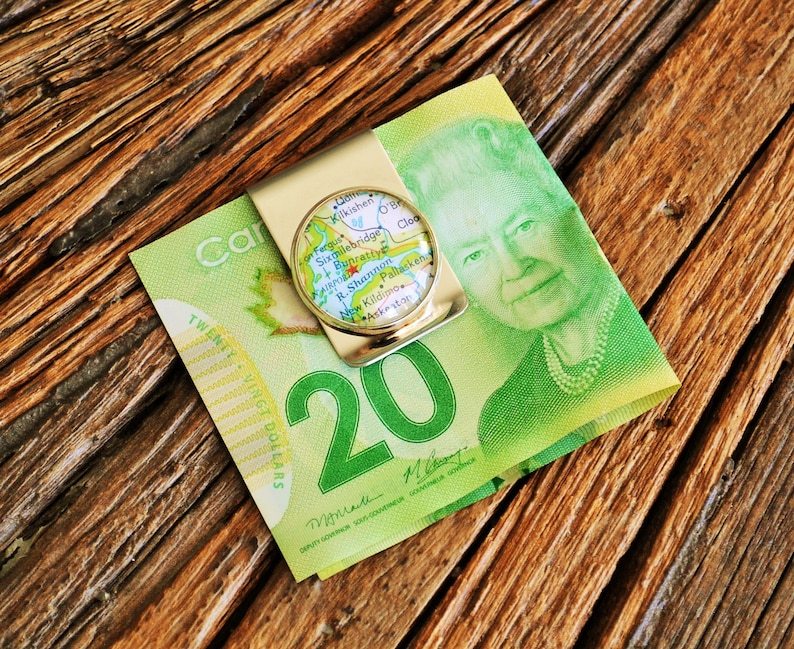 Custom MAP MONEY CLIP / Any City / Unique Gift for Him / Under 20 ...
