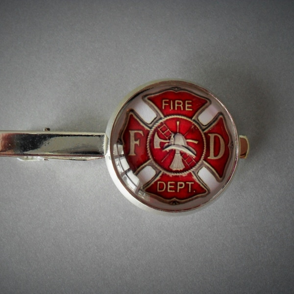 Firefighter Tie Bar - Etsy