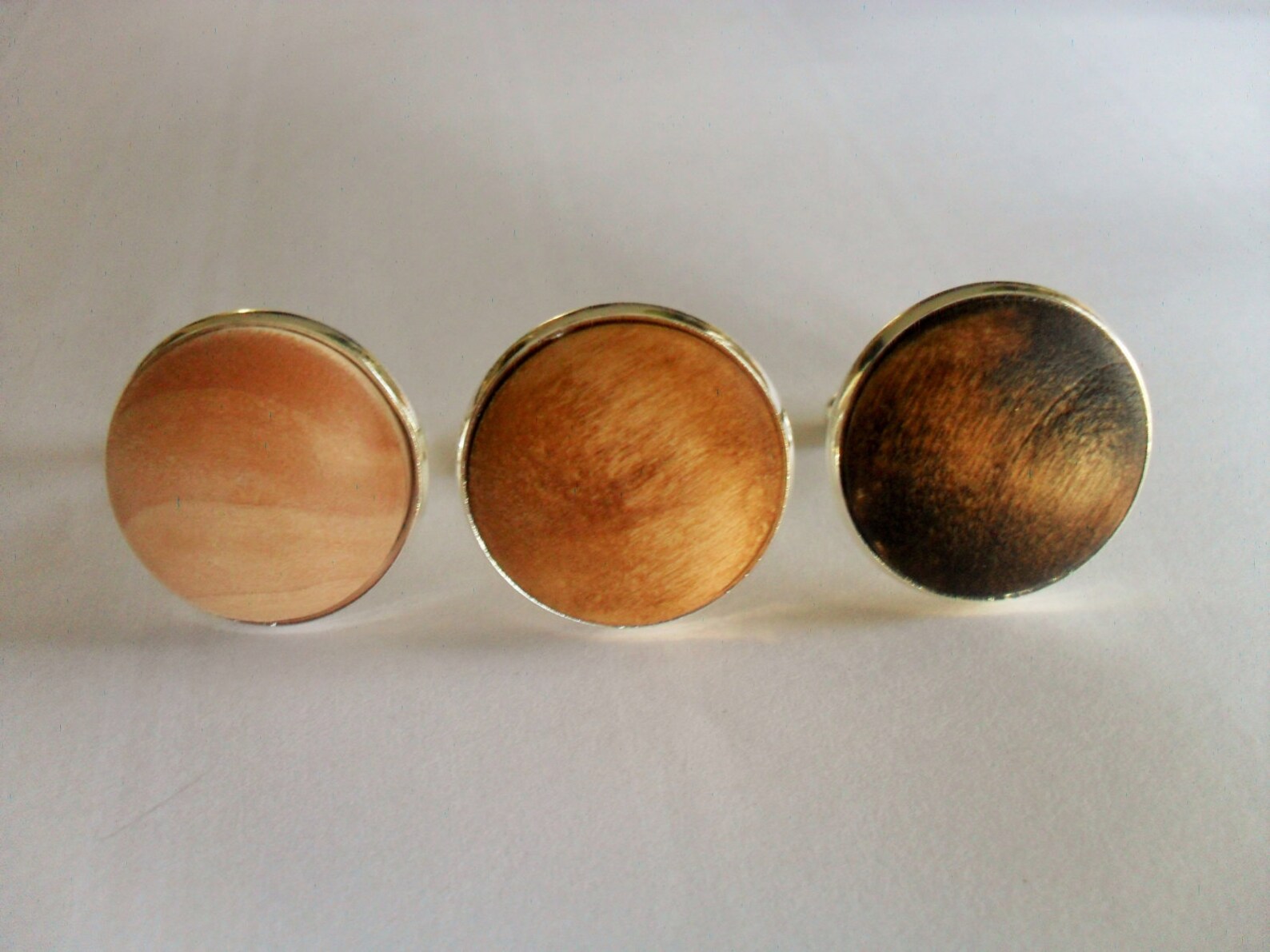 Real WOOD CUFF LINKS / Wood Cufflinks / Silver/ Rustic / 5th - Etsy