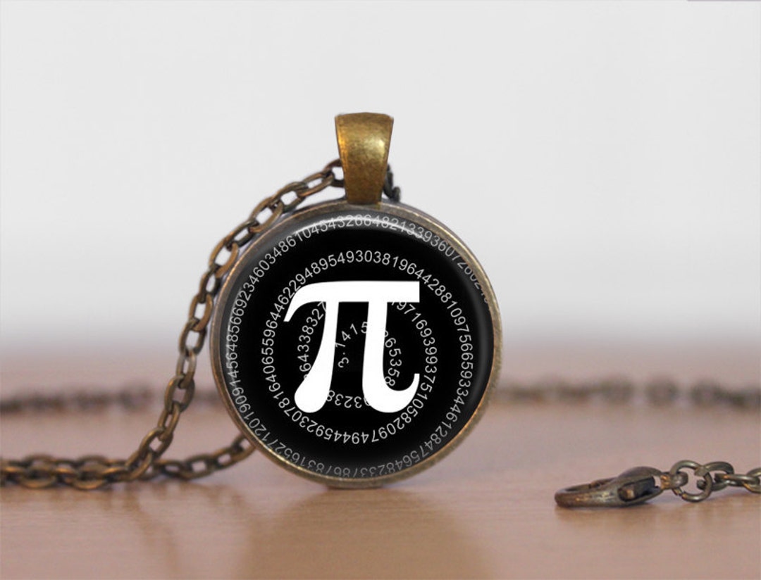 Pi Symbol Pendant Necklace / Pi Sign / Gift for Her / Nerd Gift ...