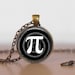 Pi Symbol Pendant Necklace / Pi Sign / Gift for Her / Nerd - Etsy