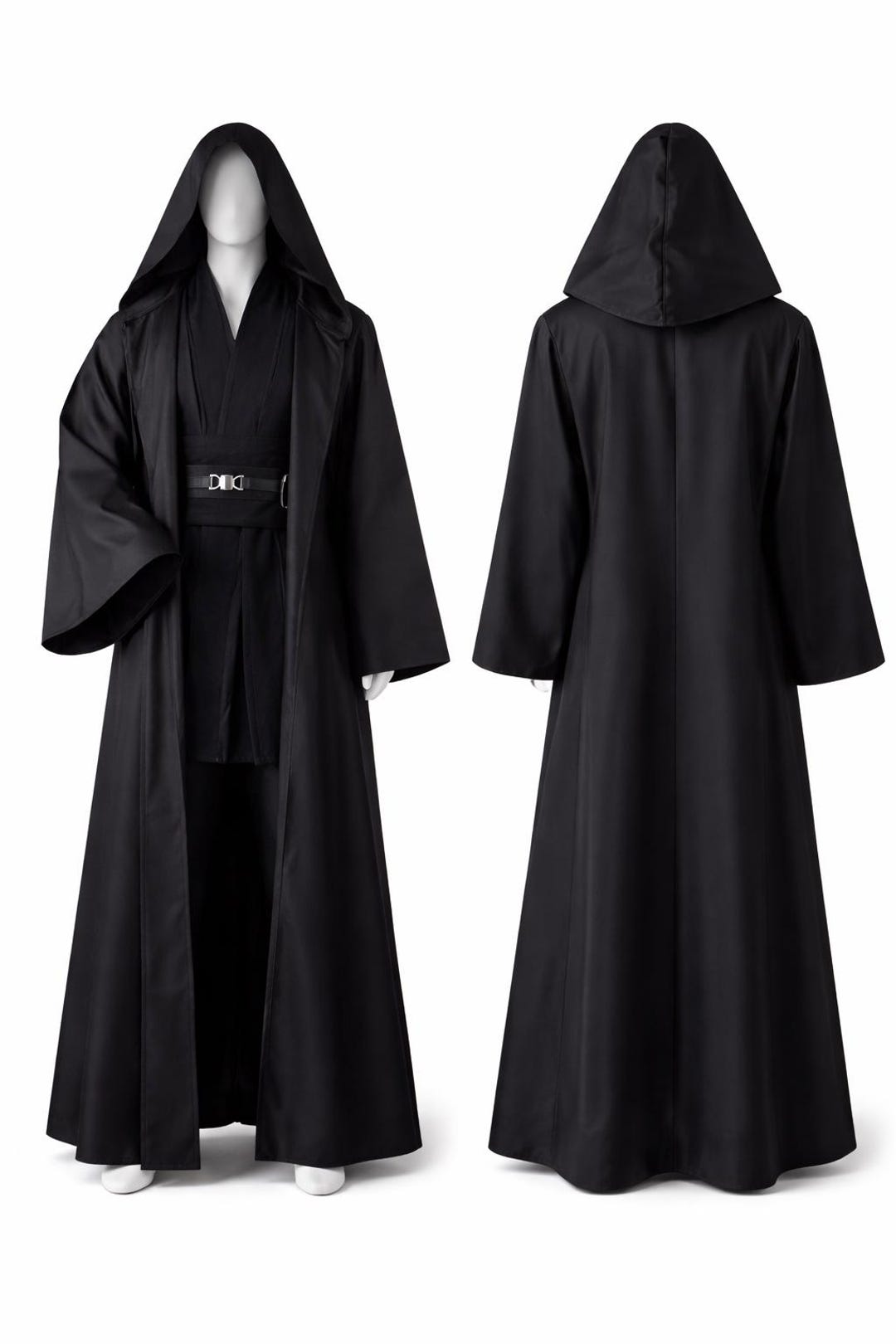 Shadow Order Jedi Battle Robe – Premium Hooded Cloak & Tunic Set | Dark ...