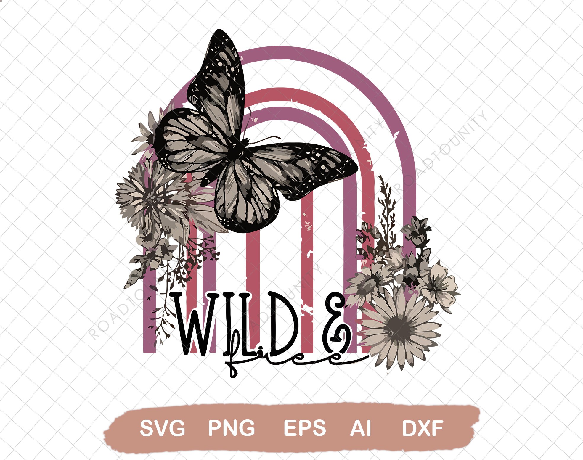 Wild & Free SVG, Rocker Sublimation, Edgy Designs, Boho Sublimations ...
