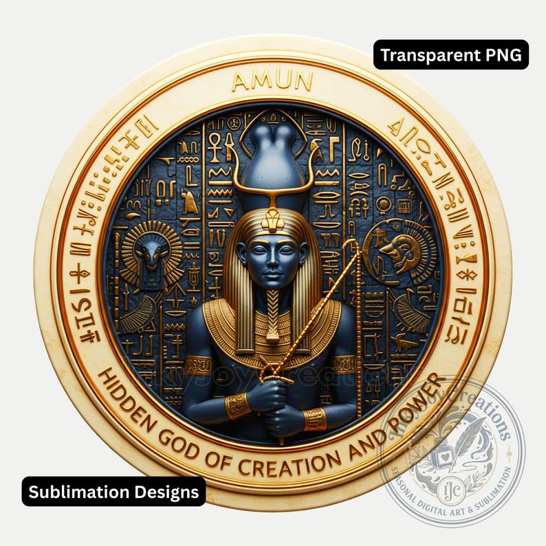 Egyptian Gods & Goddesses Mega Bundle – Sacred Circular Medallions ...