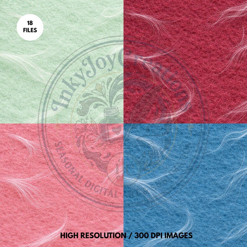 Soft Felt Texture Background Bundle – Seamless Fabric Backdrops for ...
