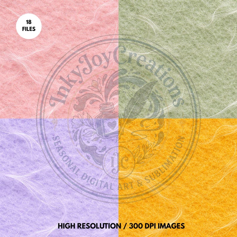 Soft Felt Texture Background Bundle – Seamless Fabric Backdrops for ...