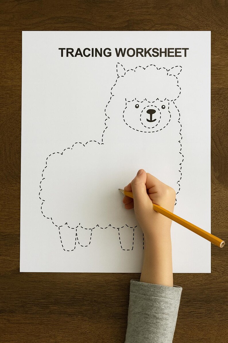 Animal Tracing Worksheets: Fine Motor Skills, Preschool Activities (PDF ...