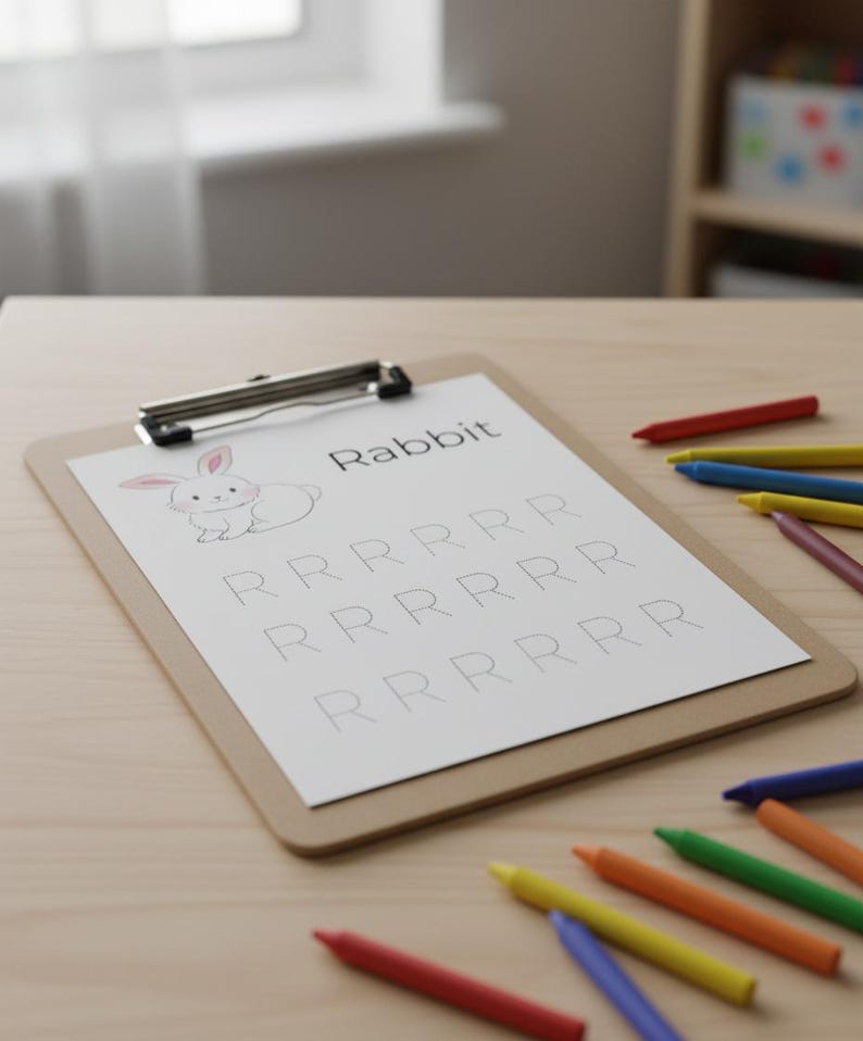 Alphabet Tracing Worksheet – Letter R | Preschool & Kindergarten ...
