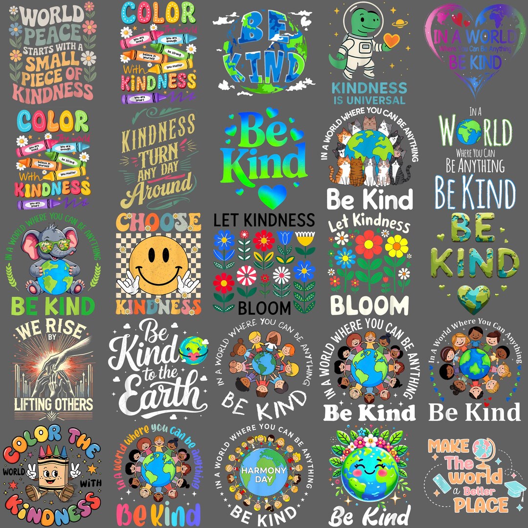 Inspiring Quote PNG, World Peace Starts With Kindness International ...