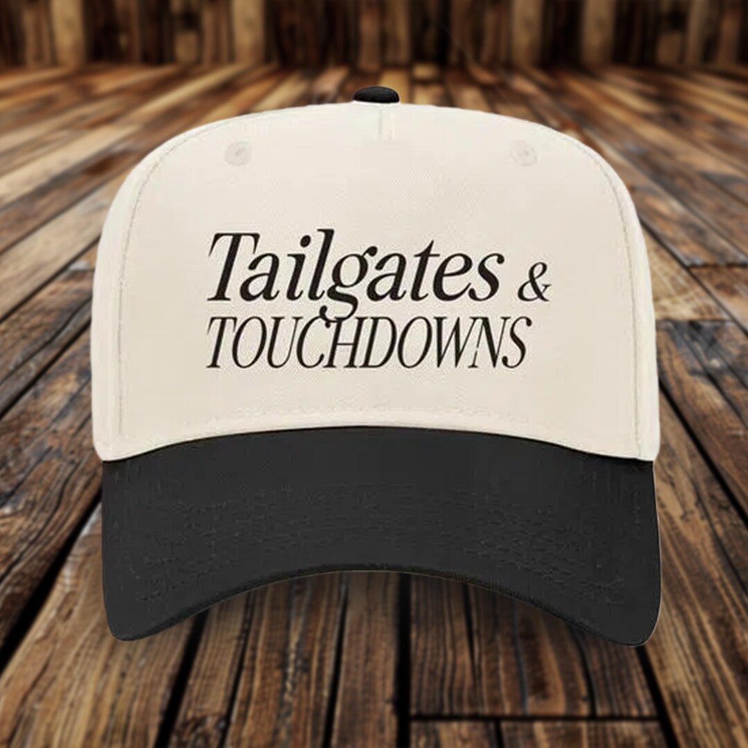 Tailgate Hat Two Tone Hat for Game Day Tailgate Touchdown Hat ...