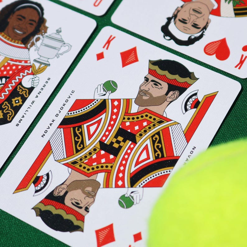 Tennis Playing Cards - Unique Tennis Fan Gift - Etsy