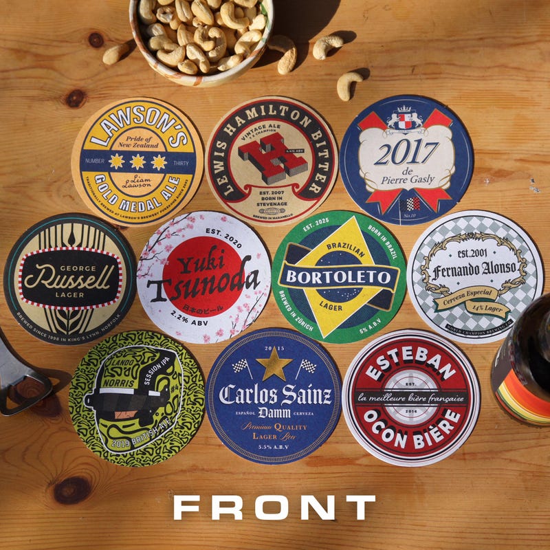 Formula 1 Gift Coasters - 60+ Gift Ideas for 2026