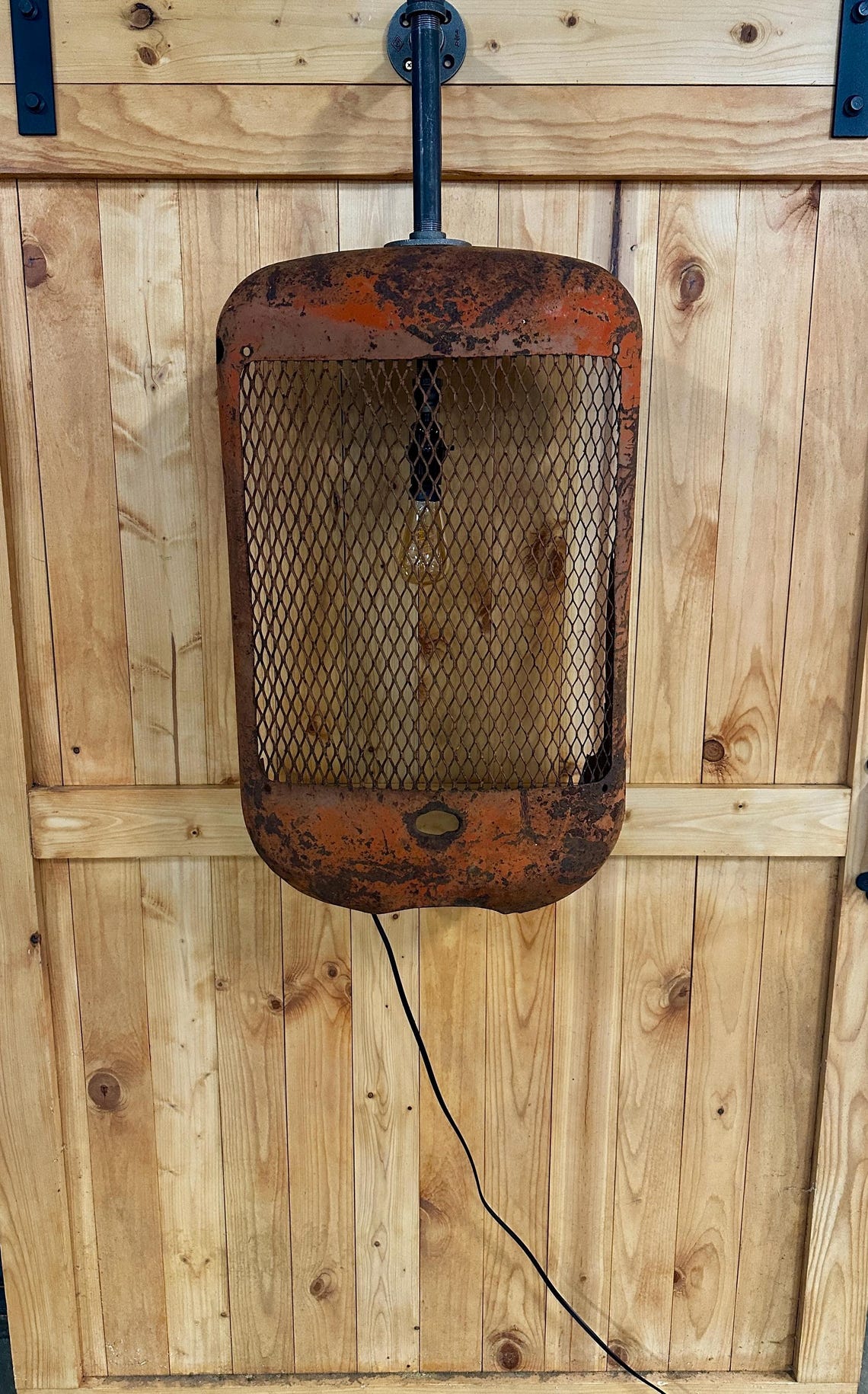 Alice Chalmers Grille Lamp - Etsy